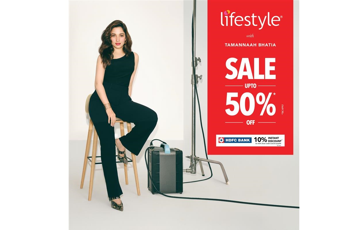 তামান্না ভাটিয়ার সঙ্গে নতুন ক্যাম্পেইন শুরু লাইফস্টাইলের - Purbottar