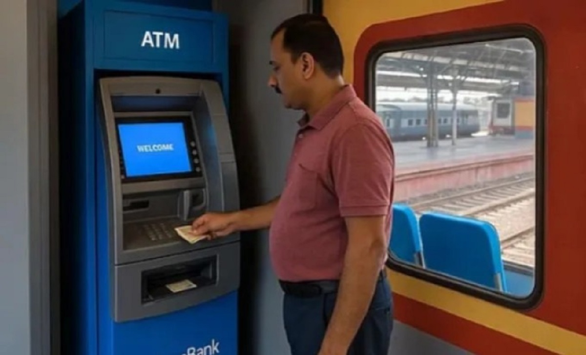 চলন্ত ট্রেনে এটিএম! যাত্রীদের জন্য অভিনব উদ্যোগ ভারতীয় রেলের - Purbottar